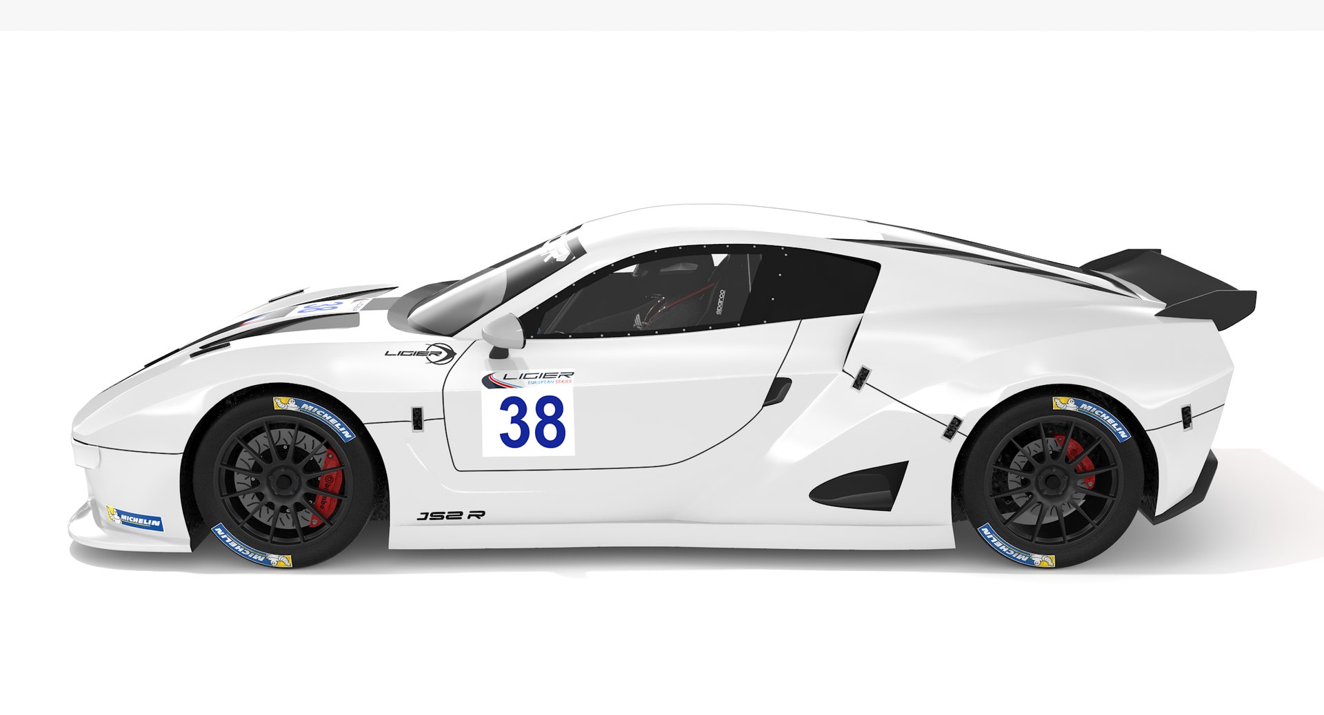 Ligier js2 r herve 3D model - TurboSquid 1606823