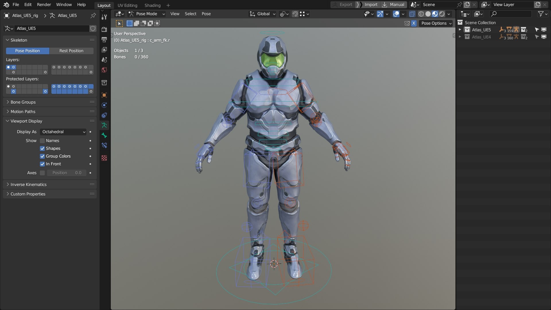 3D Atlas - PBR Rigged Sci-Fi Character - TurboSquid 2051974