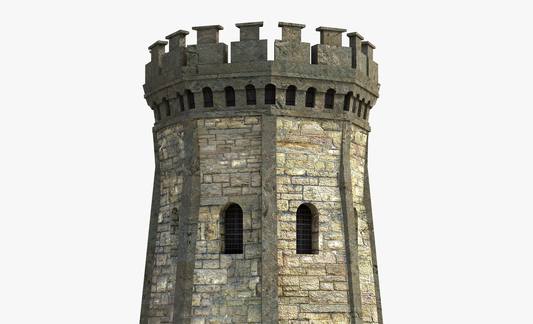 Free Mini Ancient Tower Model - TurboSquid 1989847