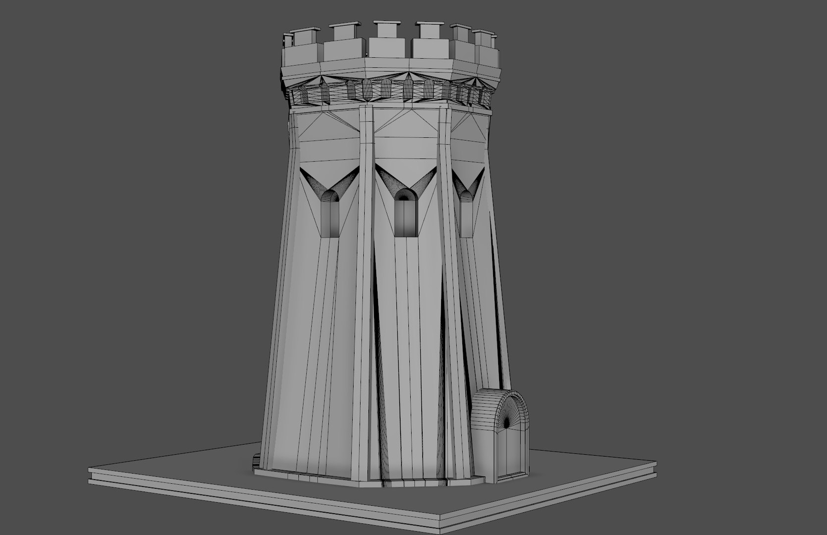 Free Mini Ancient Tower Model - TurboSquid 1989847