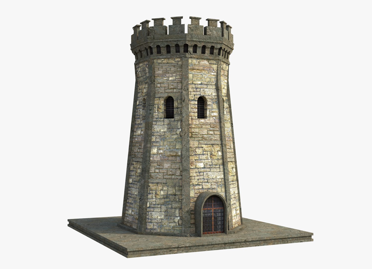 Free Mini Ancient Tower Model - TurboSquid 1989847
