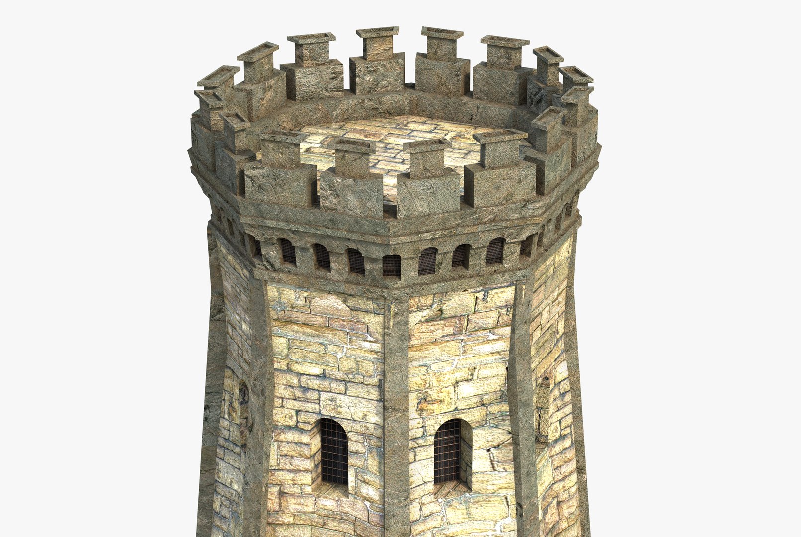 Free Mini Ancient Tower Model - TurboSquid 1989847