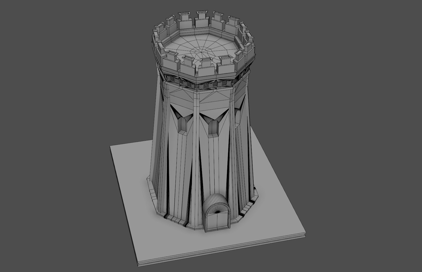 Free Mini Ancient Tower Model - TurboSquid 1989847