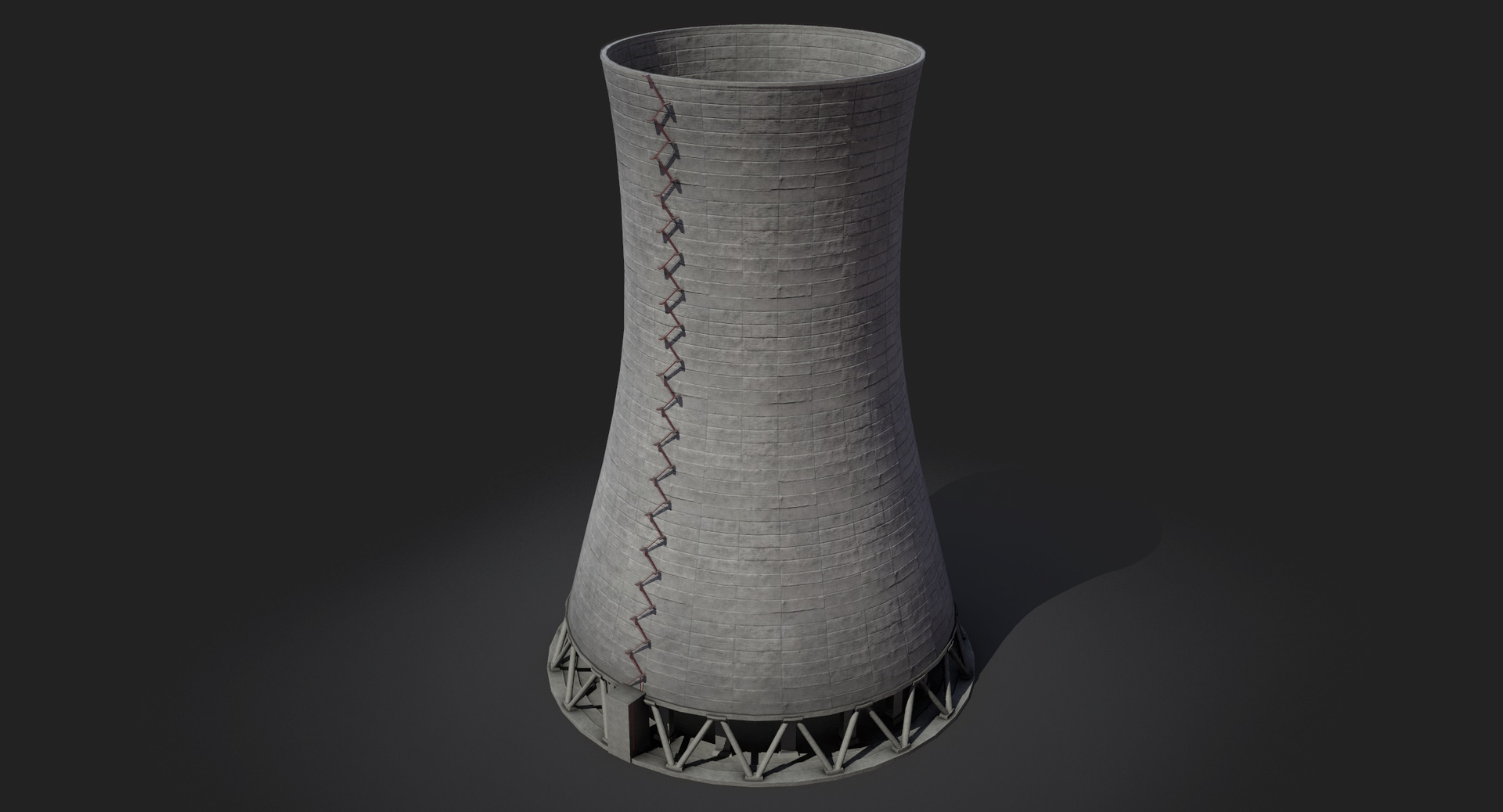 Nuclear Cooling Tower Model - TurboSquid 1423402