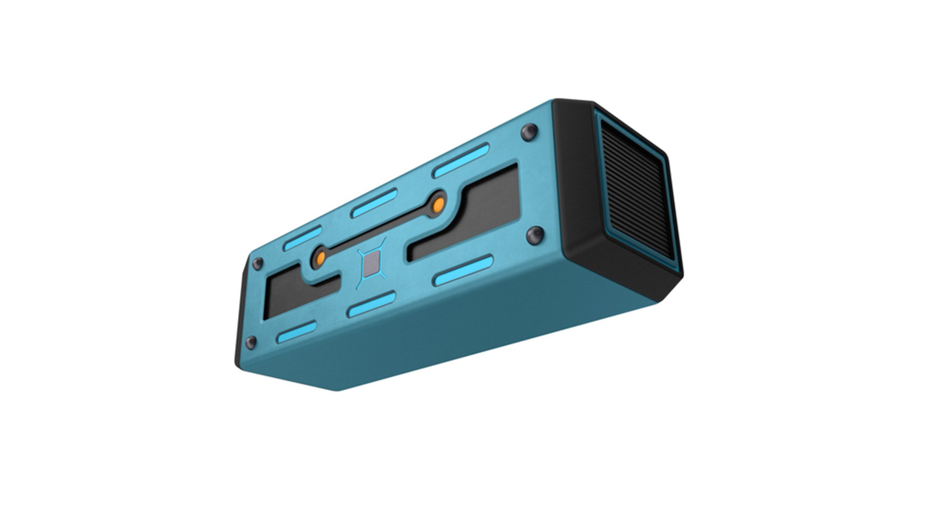 3D Scifi Device Blue V1 PBR - TurboSquid 2305892