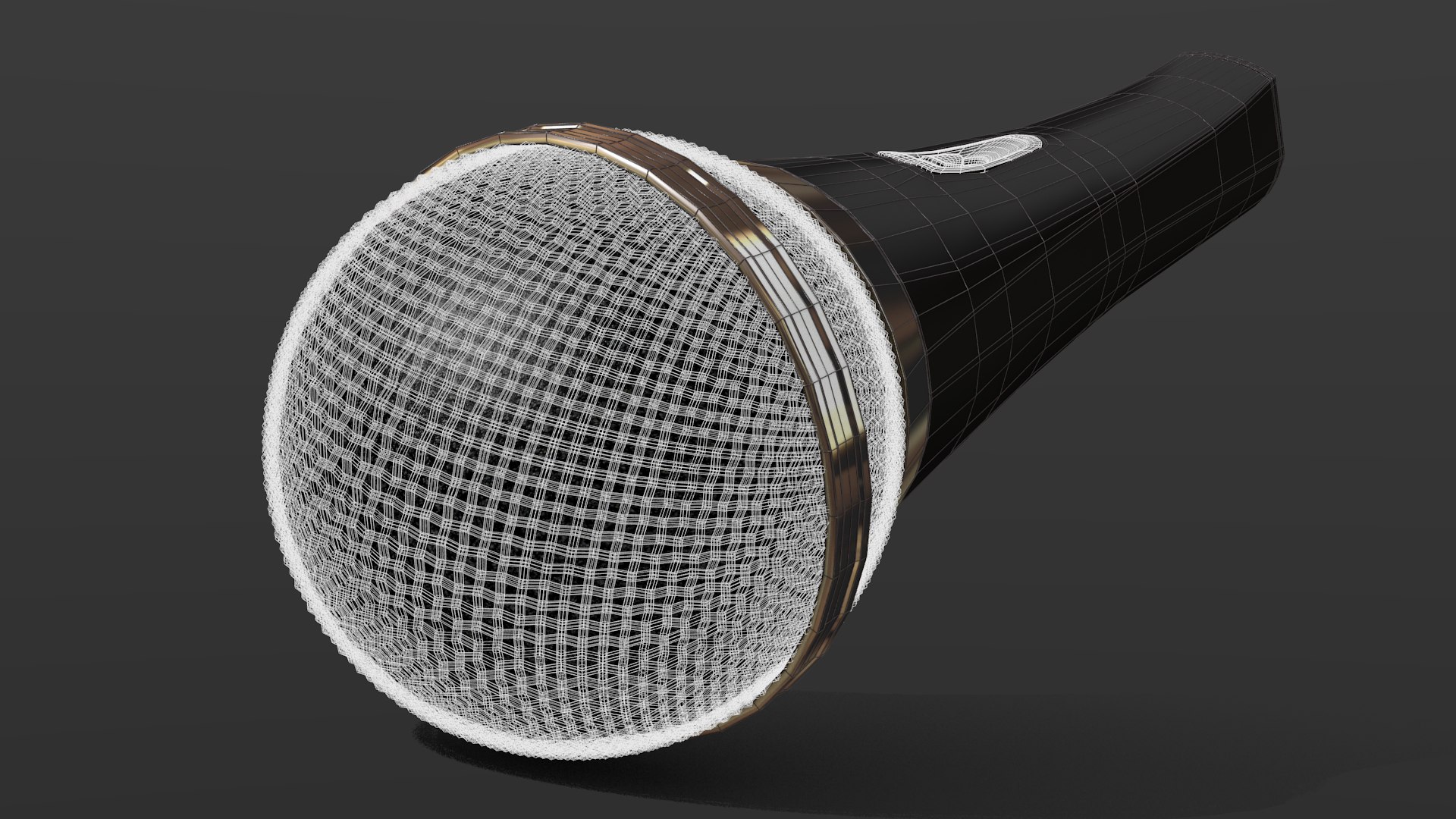 Wireless Microphone Wire Obj