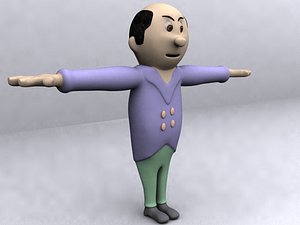 Cartoon Man 3D Models for Download | TurboSquid