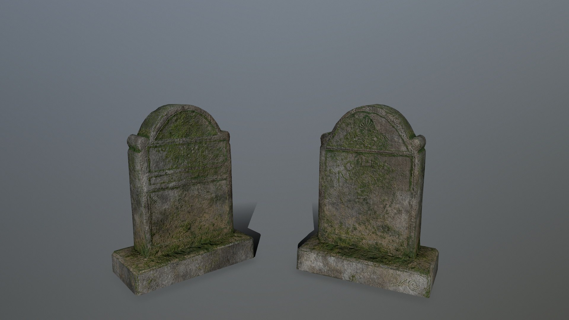3D Skull Tombstone Model - TurboSquid 1618298