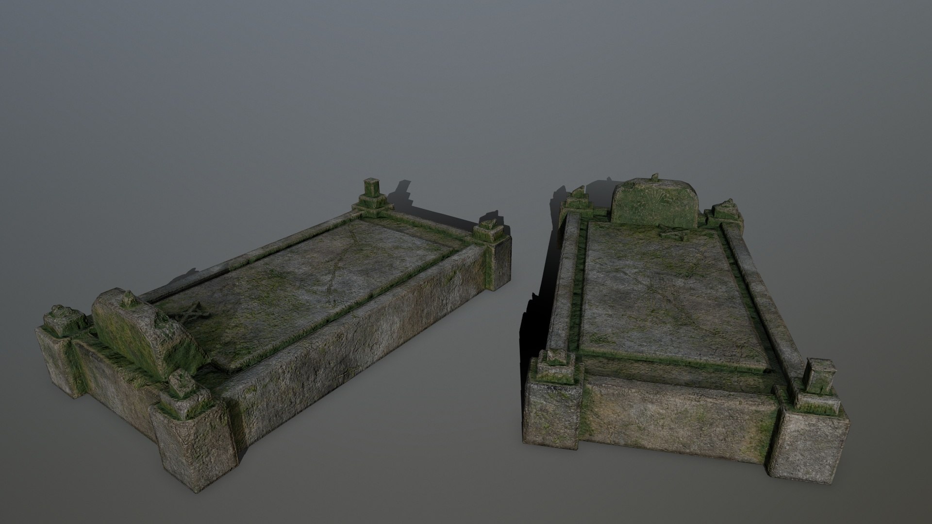 3D Skull Tombstone Model - TurboSquid 1618298