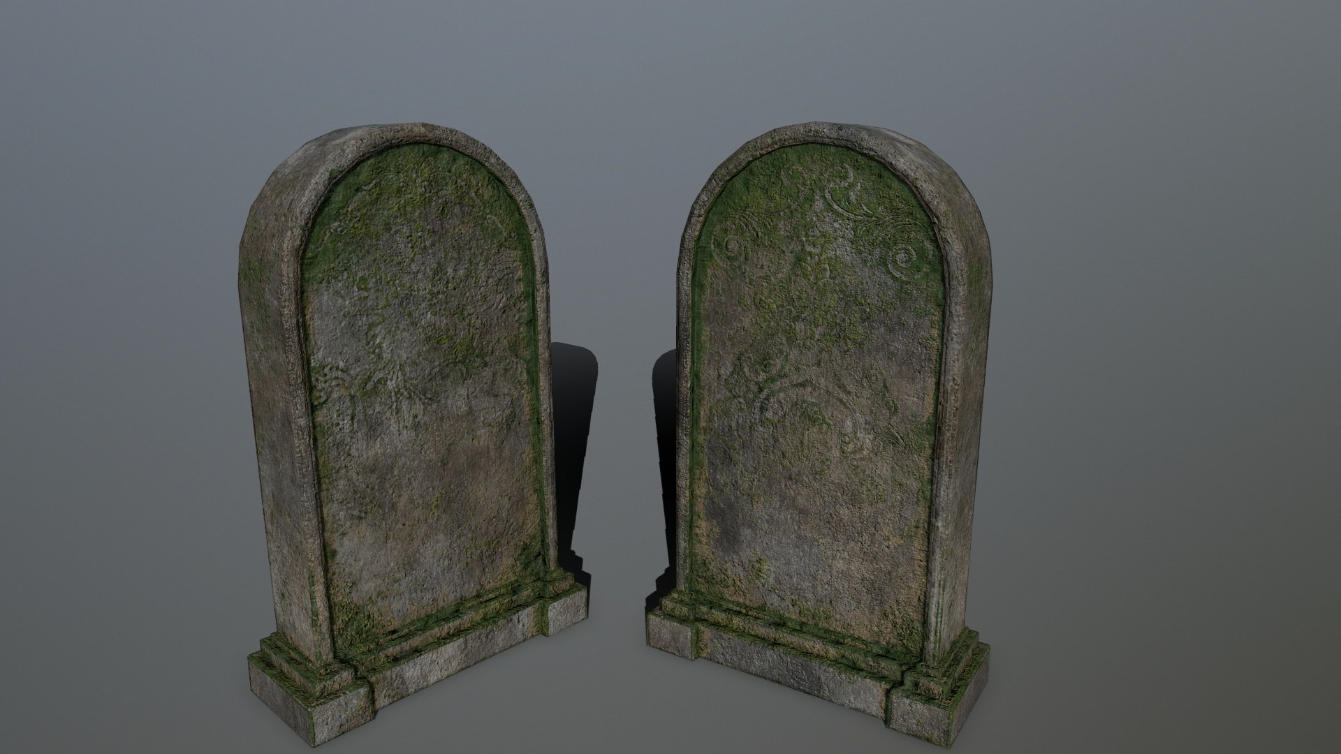 3D Skull Tombstone Model - TurboSquid 1618298