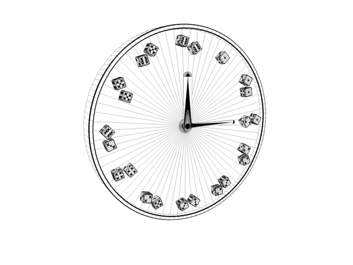 3D Model Dice Clock - TurboSquid 1470701