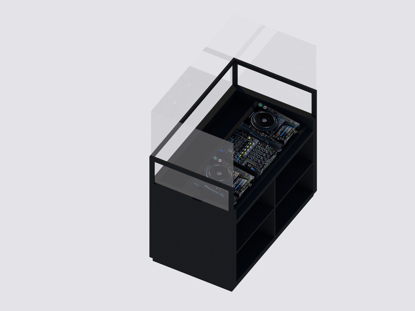 DJ TABLE 3D Model - TurboSquid 2102833