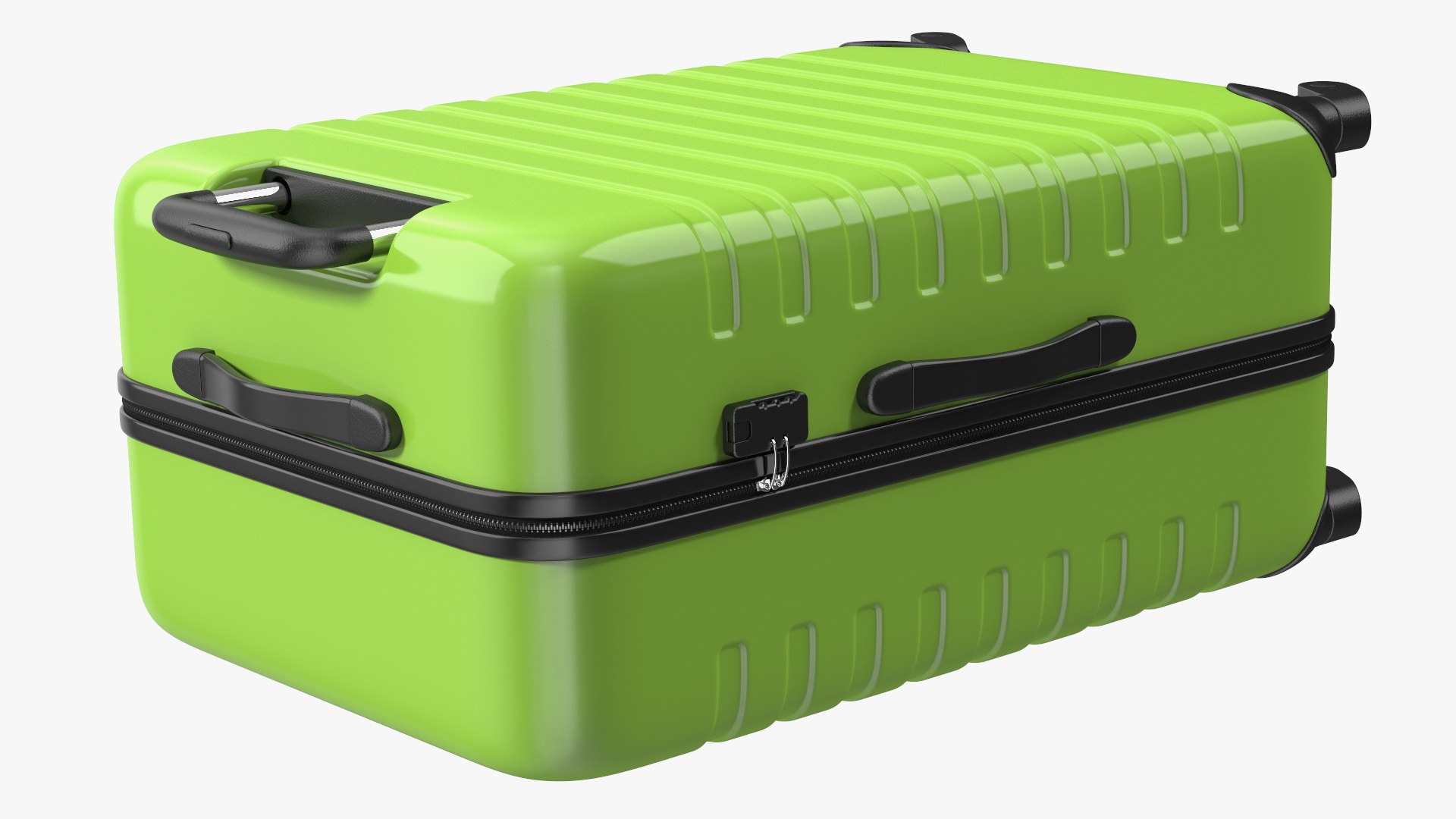 3D Hard Shell Travel Suitcase With Extendable Handle Model - TurboSquid ...