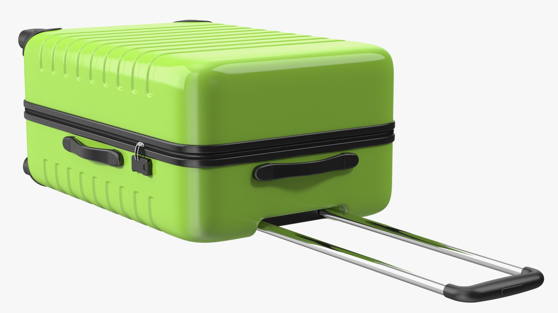 3D Hard Shell Travel Suitcase With Extendable Handle Model - TurboSquid ...