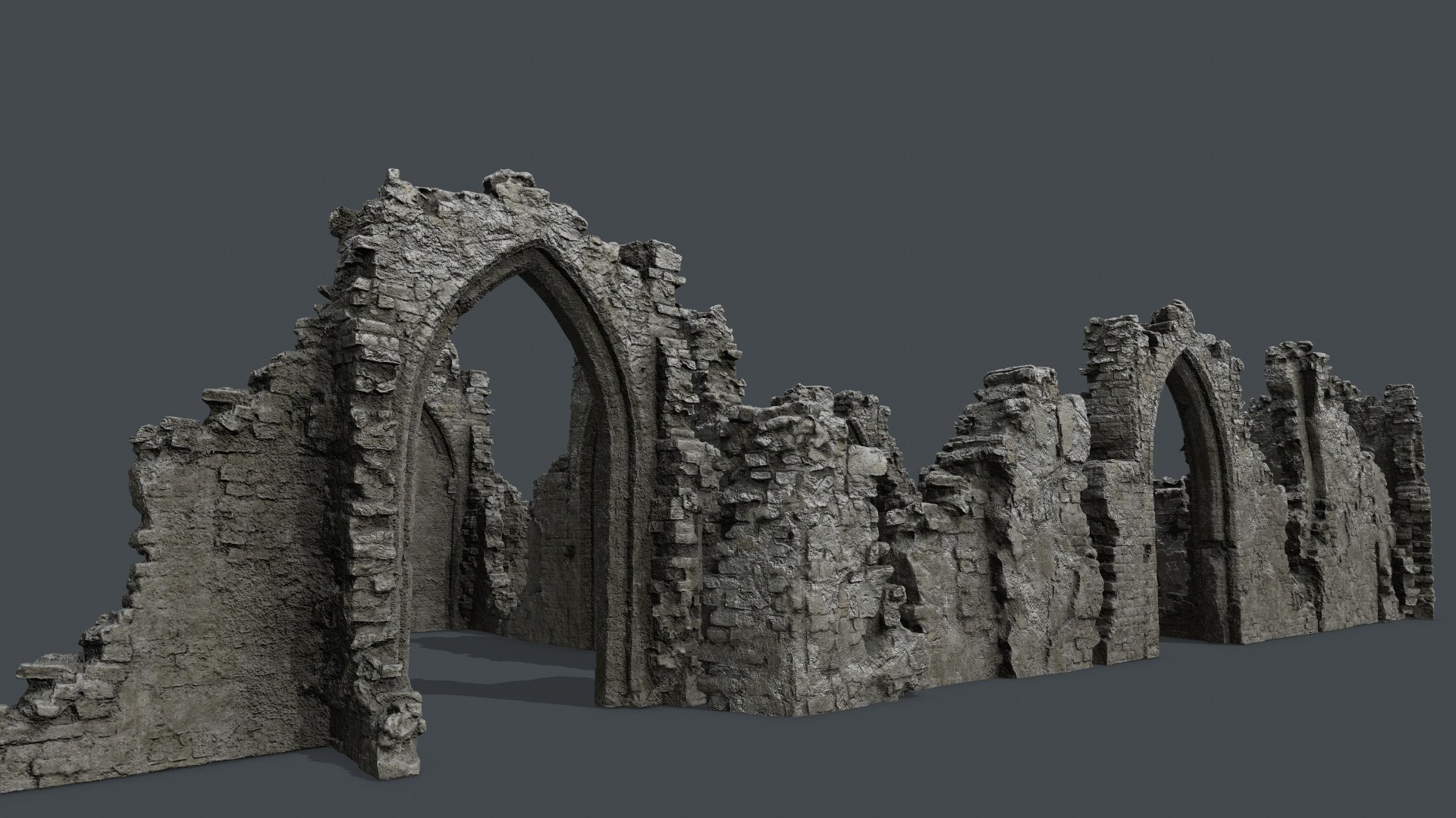 Old Ruins Model - TurboSquid 2355702