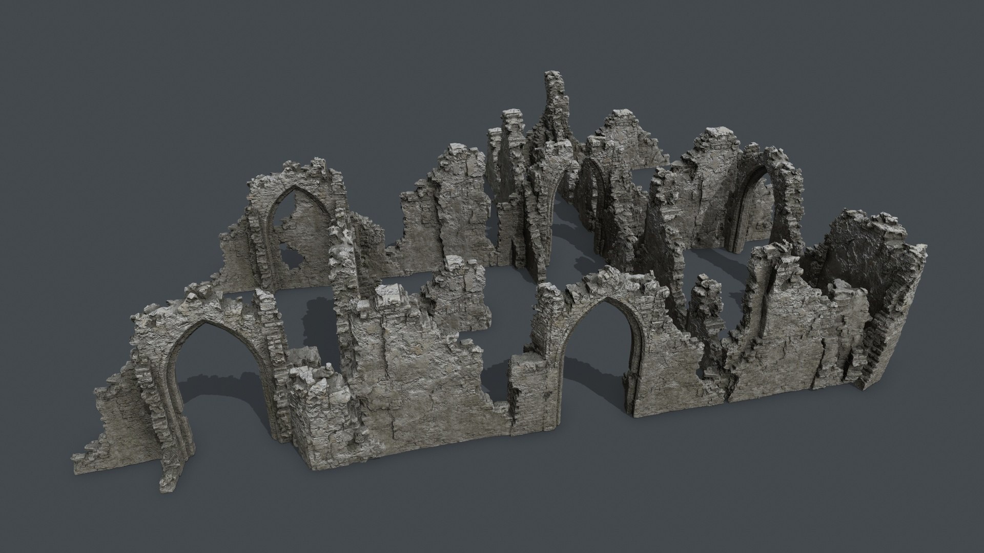 Old Ruins Model - TurboSquid 2355702