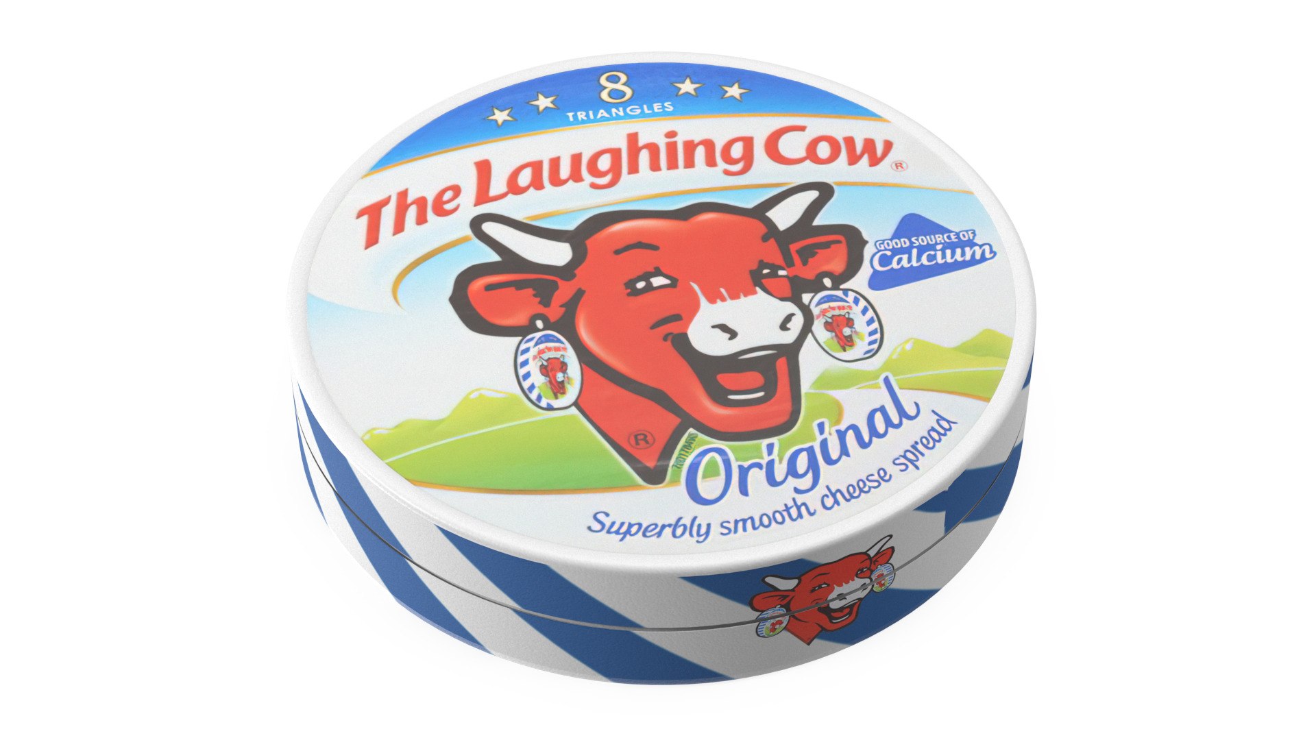 Box of Laughing Cow Original Creamy Cheese 3D model - TurboSquid 2158731