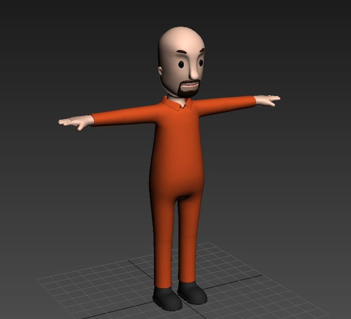 3D Prisoner Character Cartoon - TurboSquid 1332950