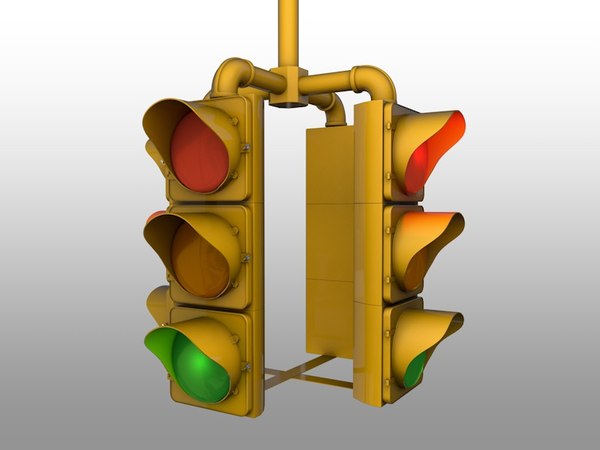 3d traffic light