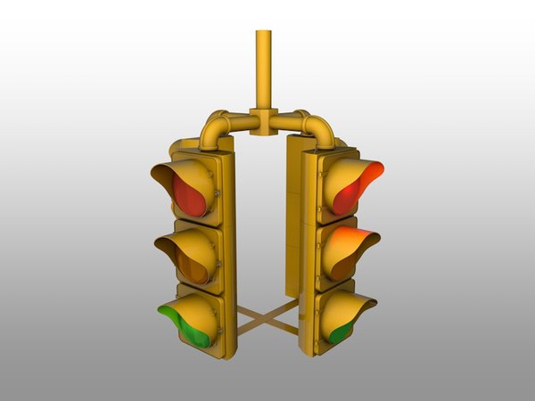 3d traffic light