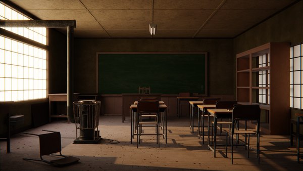 Classroom Blender Models for Download | TurboSquid