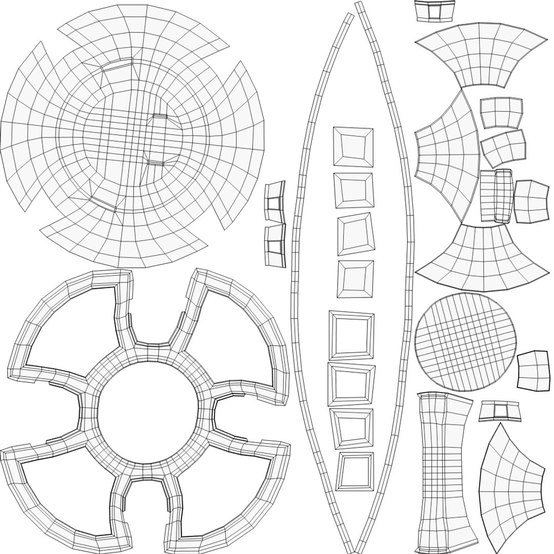 3D Shield Model - TurboSquid 1413067