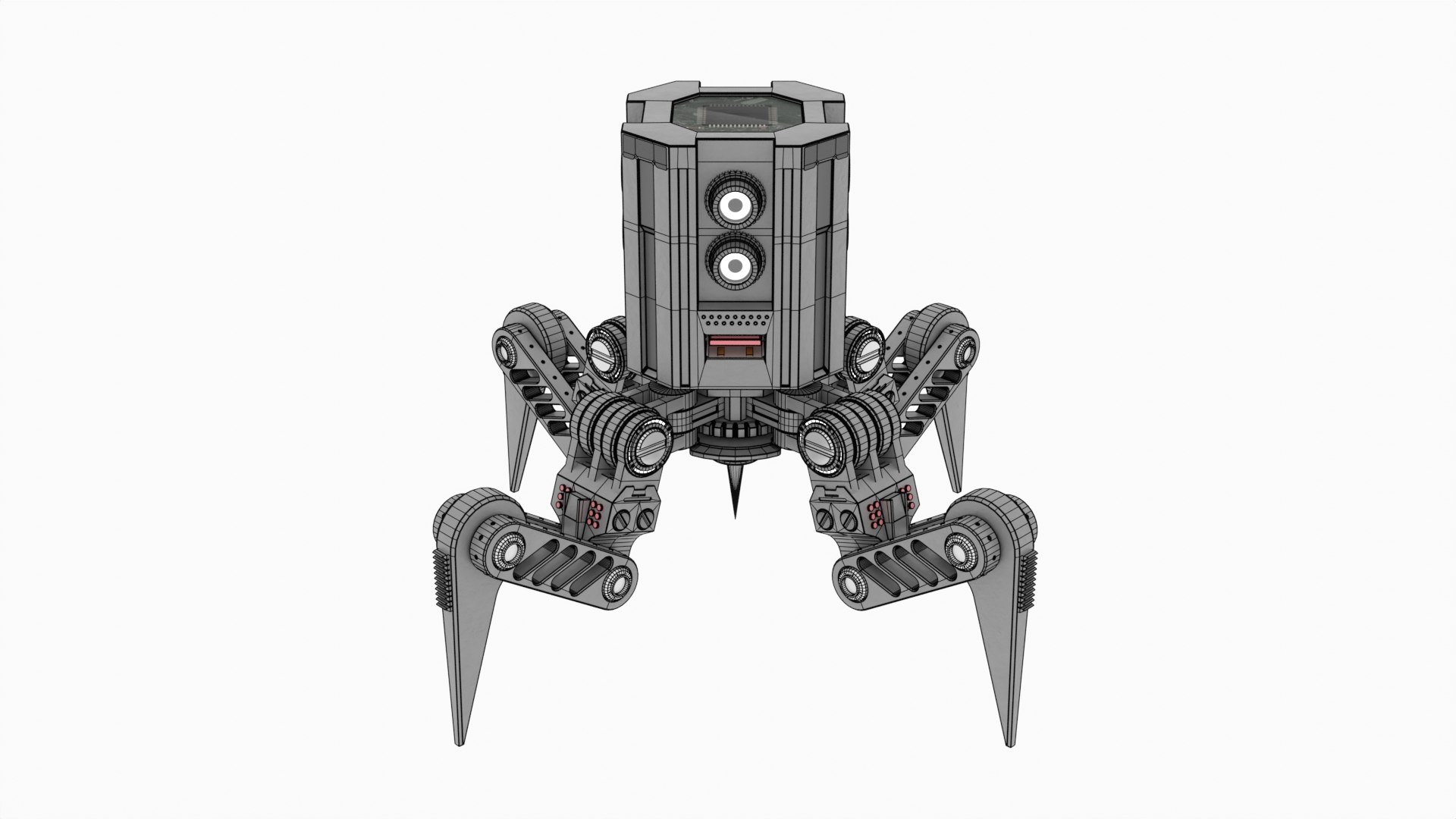 3D Spider-Bot Model - TurboSquid 2016501