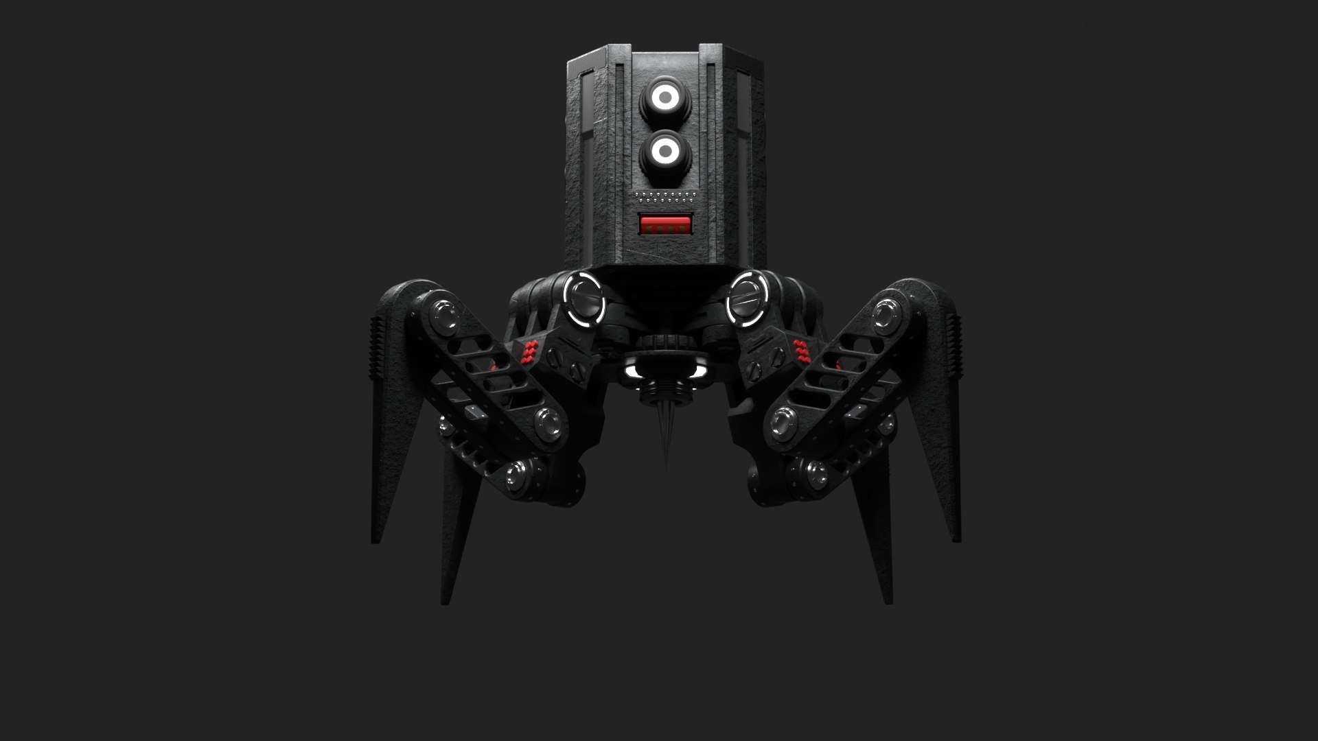 3D Spider-Bot Model - TurboSquid 2016501