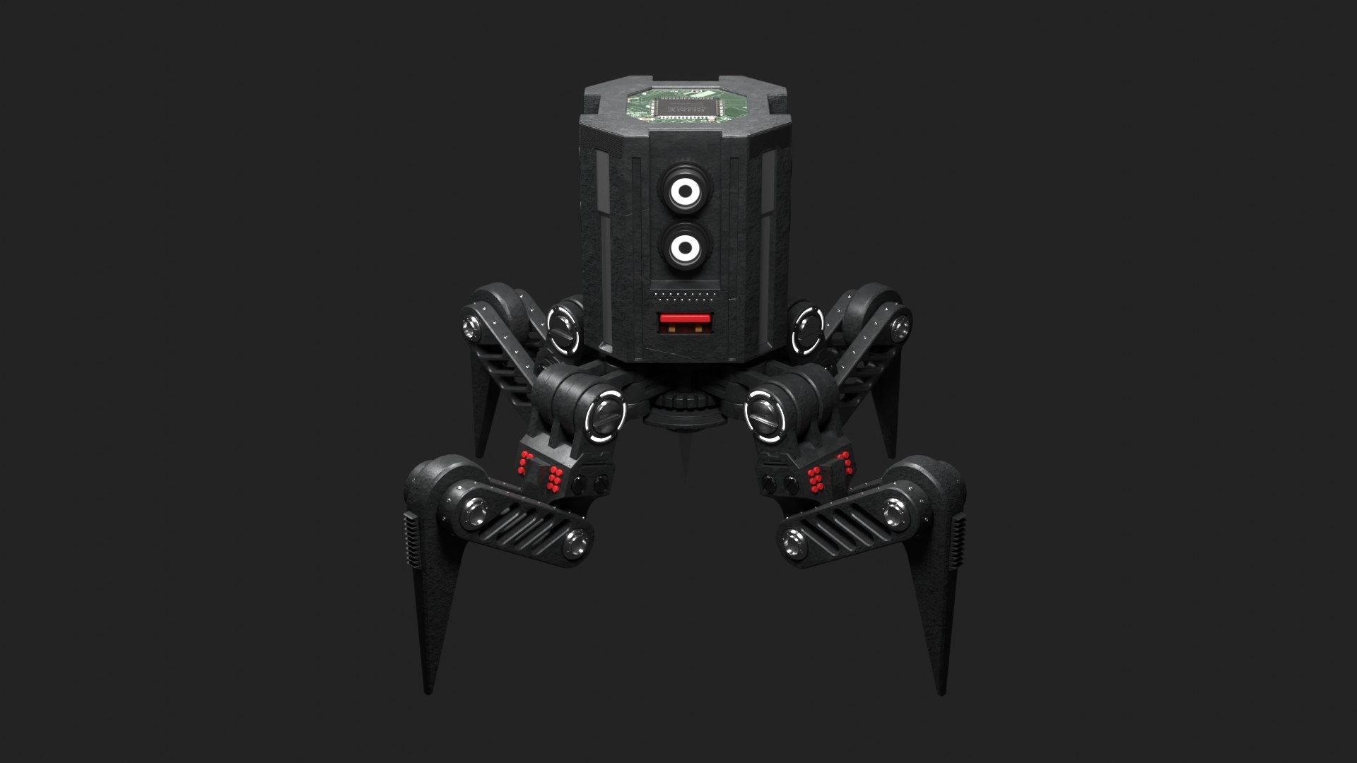 3D Spider-Bot Model - TurboSquid 2016501