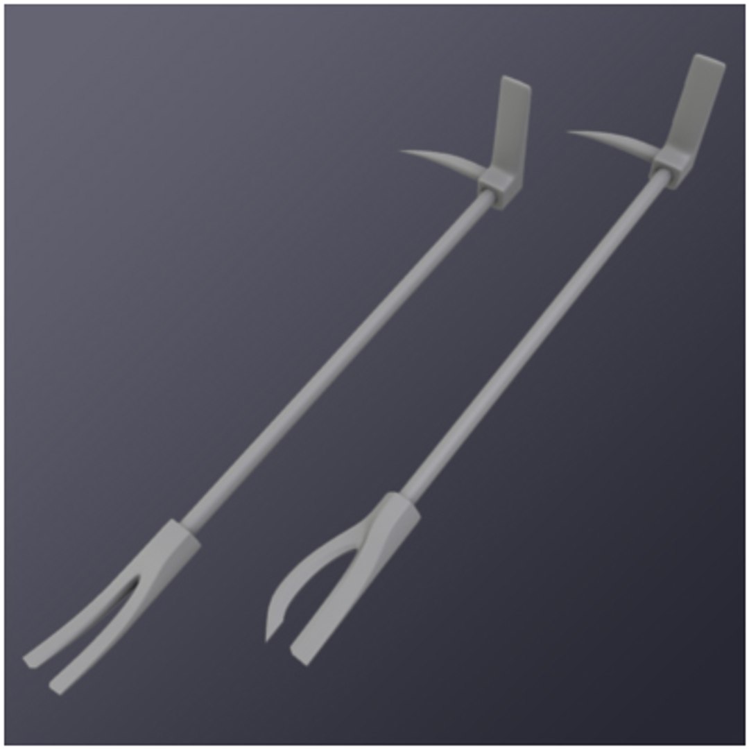 Police Hooligan Tools Bar 3d 3ds