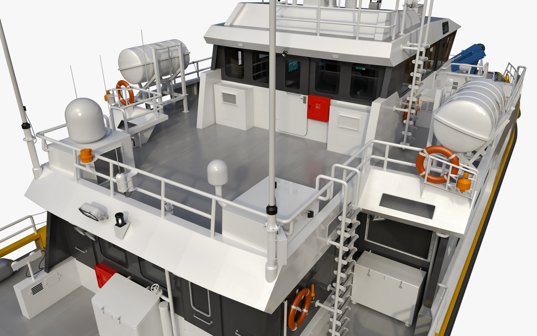 Windcat 101 MK4 Offshore Workboat 3D model - TurboSquid 1954035