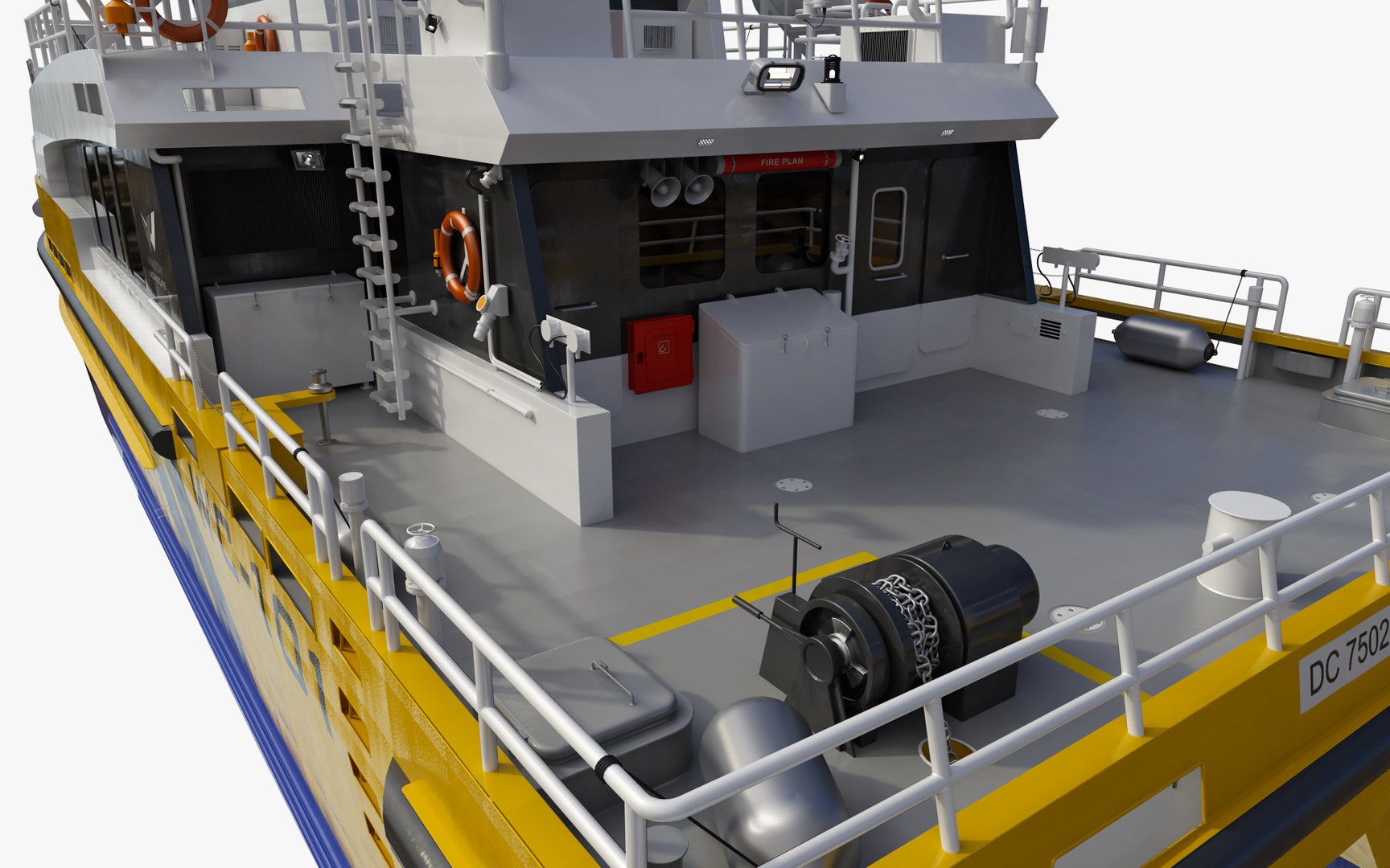 Windcat 101 MK4 Offshore Workboat 3D model - TurboSquid 1954035