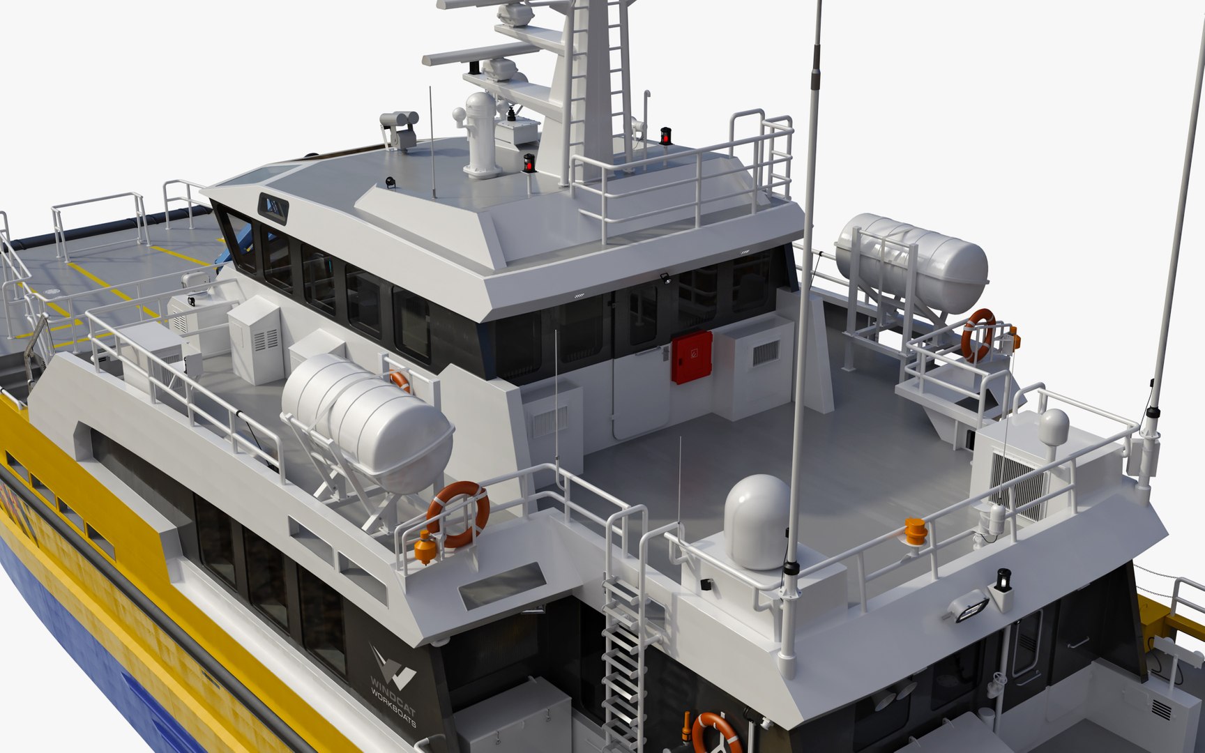 Windcat 101 MK4 Offshore Workboat 3D model - TurboSquid 1954035