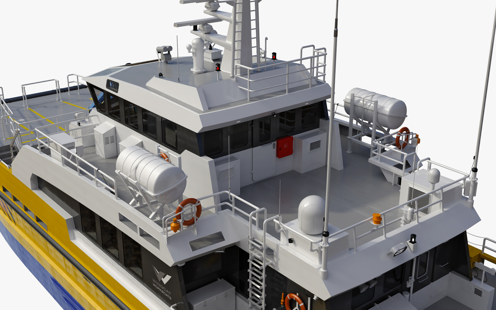 Windcat 101 MK4 Offshore Workboat 3D model - TurboSquid 1954035