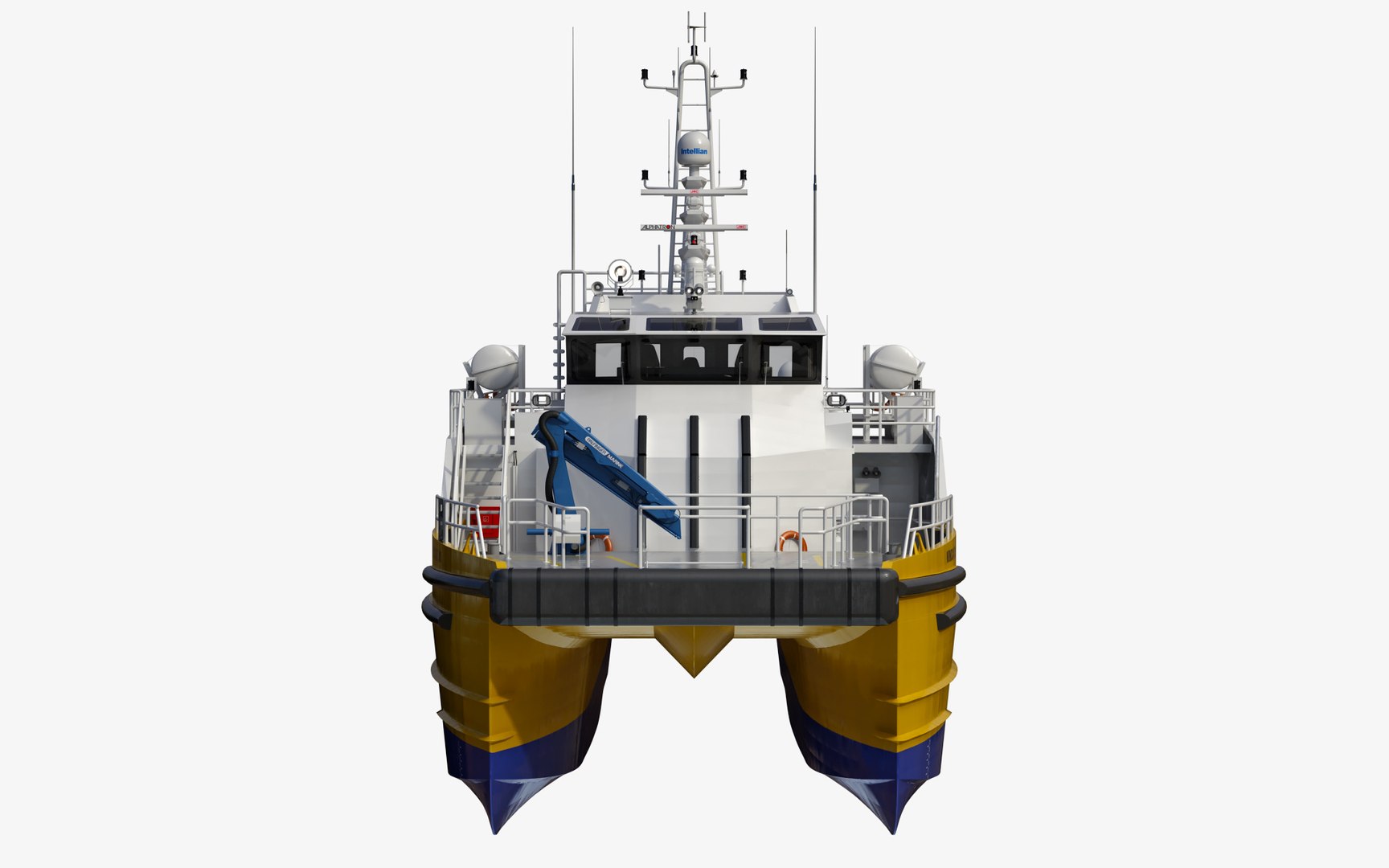 Windcat 101 MK4 Offshore Workboat 3D model - TurboSquid 1954035