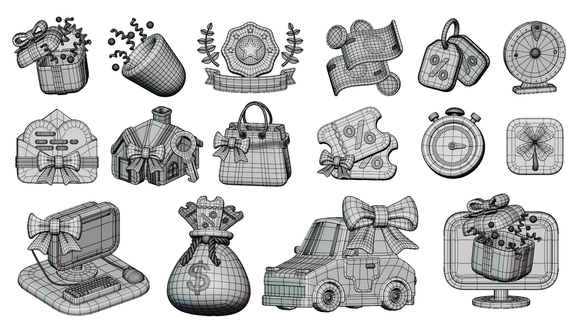 Giveaway 3D Collection 3D Model - TurboSquid 2323738