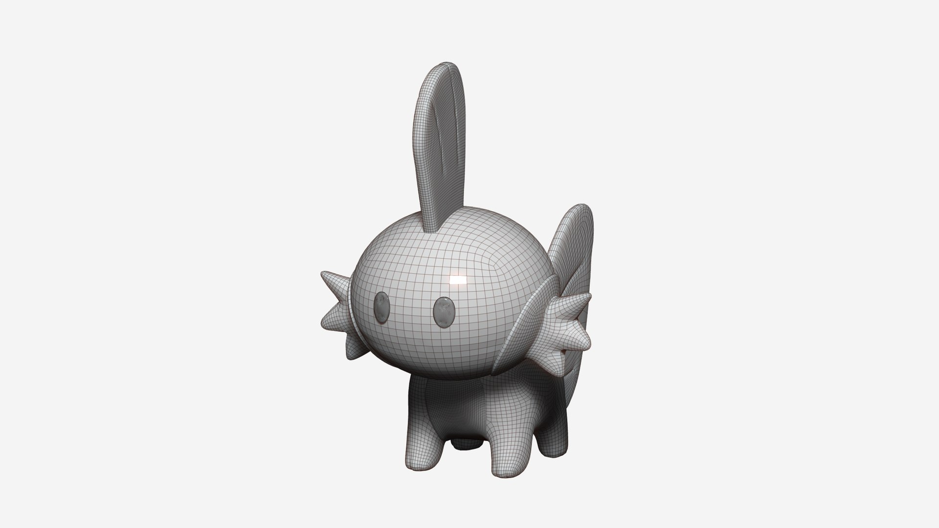 3D mudkip pokemon model - TurboSquid 1607289