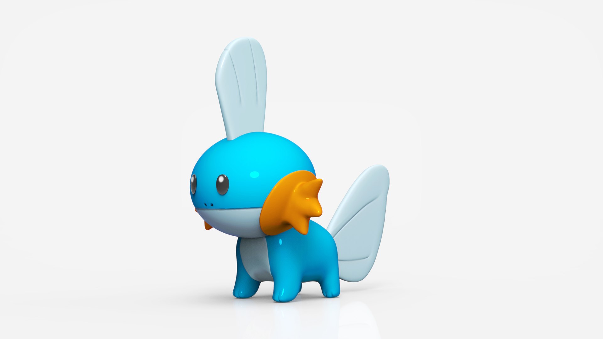 3D mudkip pokemon model - TurboSquid 1607289
