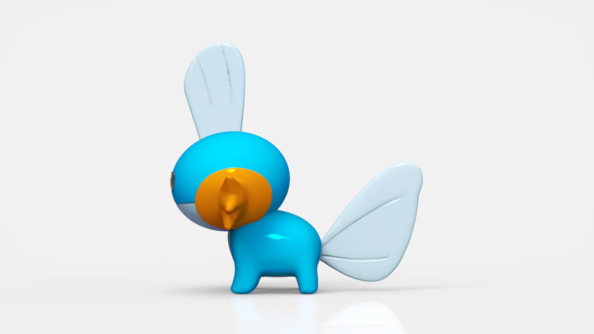 3D mudkip pokemon model - TurboSquid 1607289