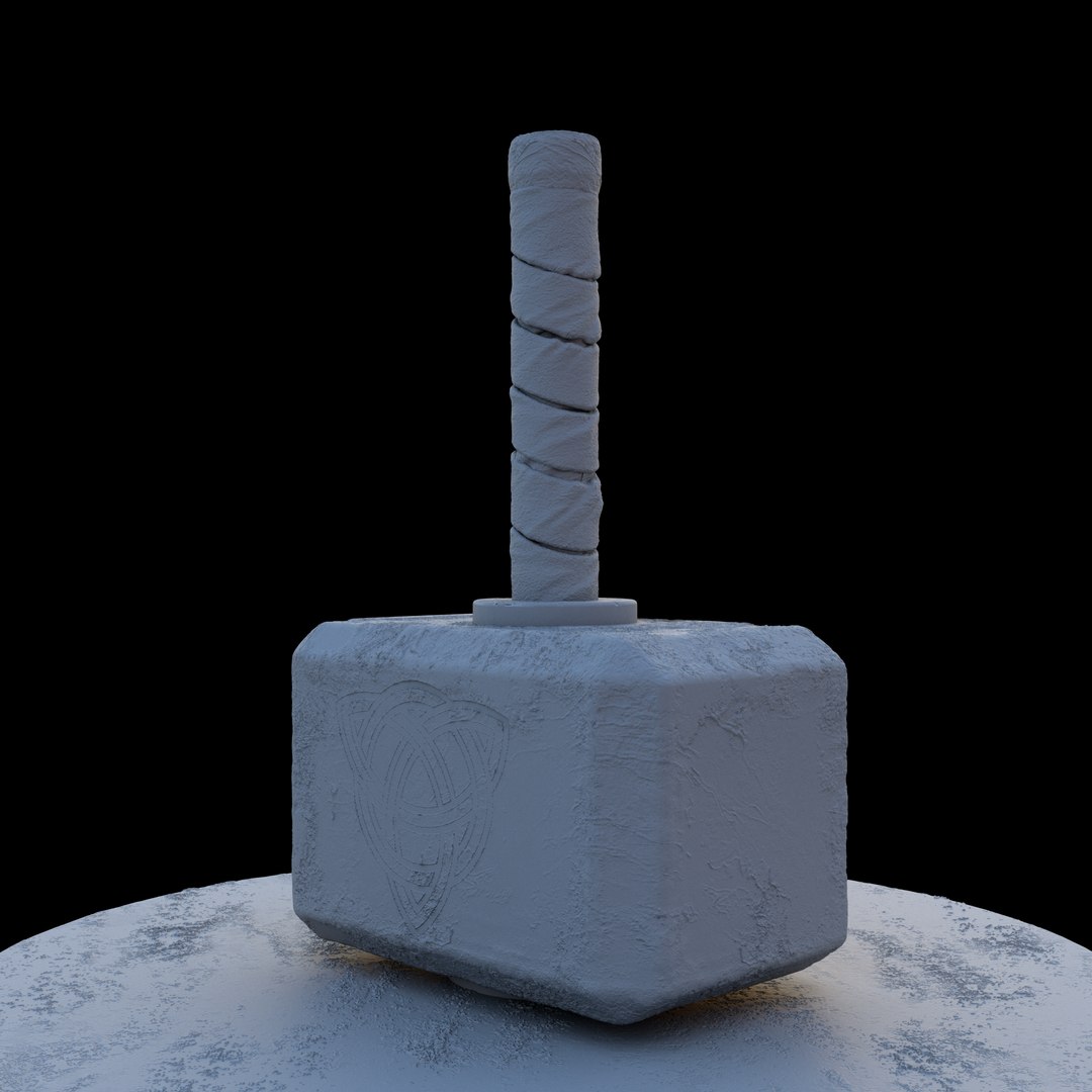 Mjolnir Model - TurboSquid 1337215