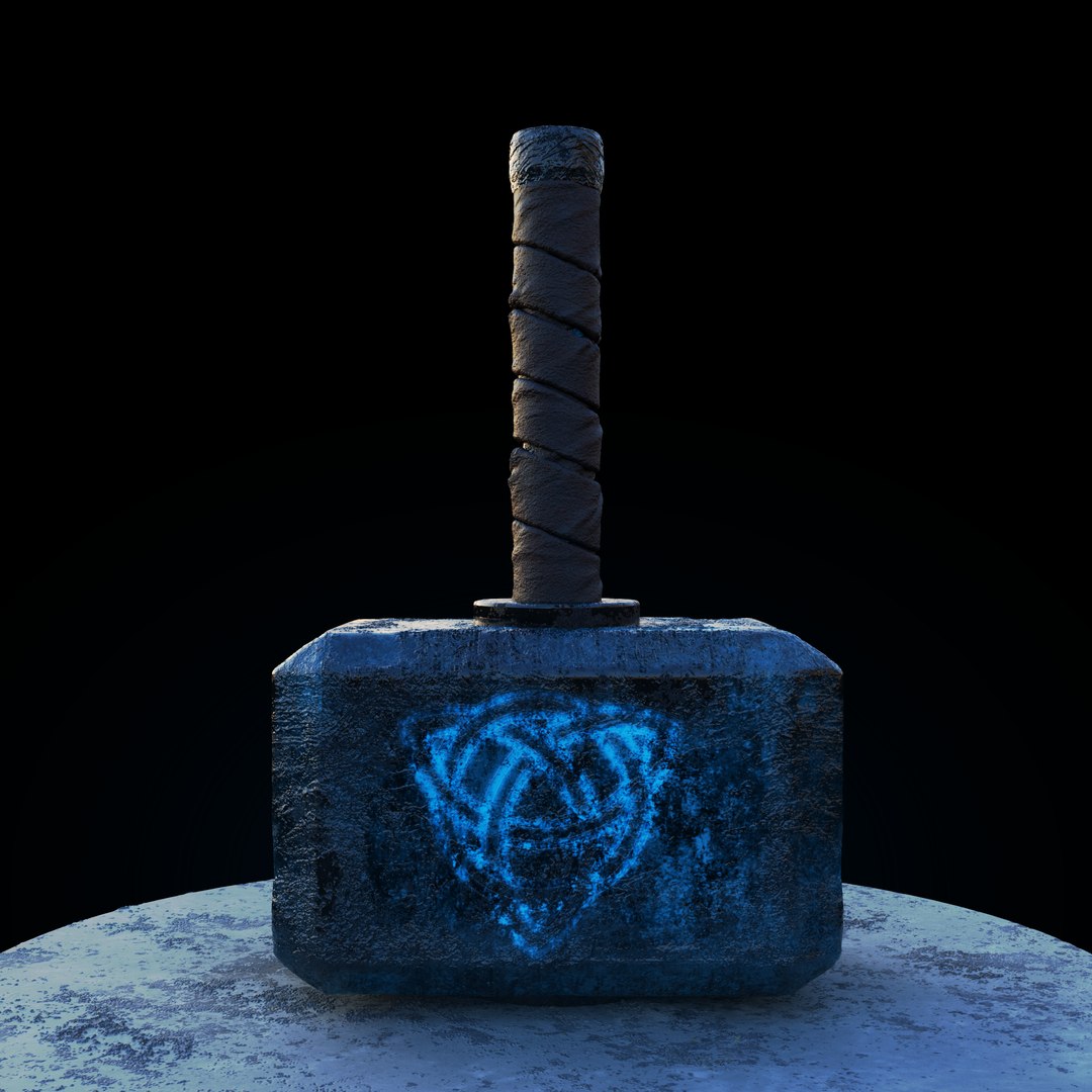 Mjolnir Model - TurboSquid 1337215