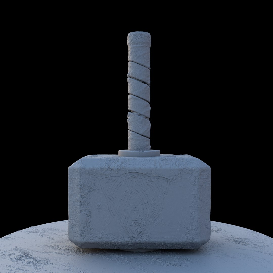 Mjolnir Model - TurboSquid 1337215