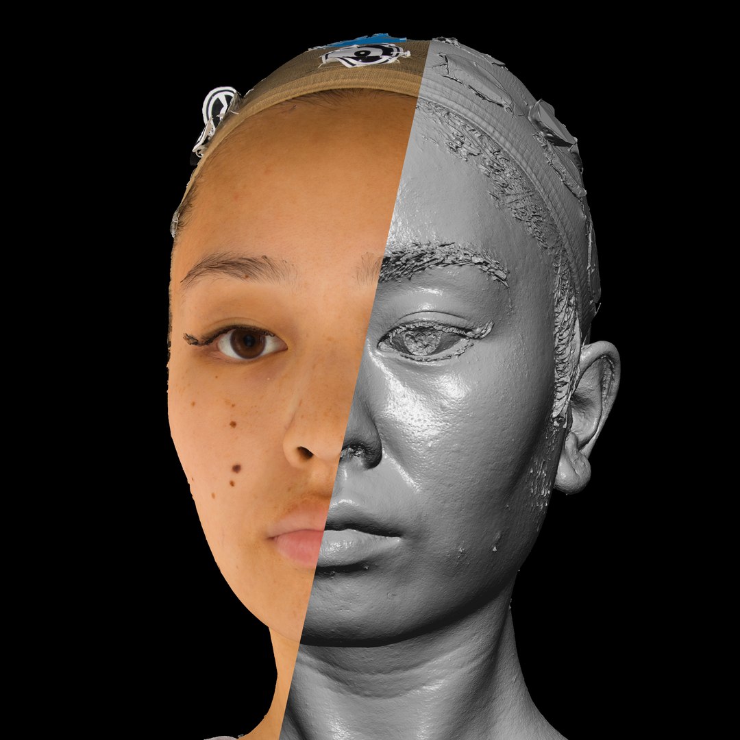 Asian Female 30s Head Scan 017 3D Model - TurboSquid 2065934