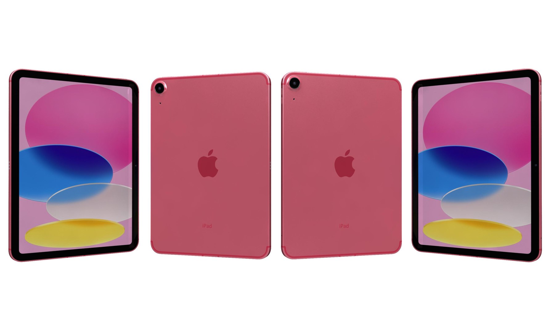 Apple IPad 2022 10th Gen WiFi-Cellular Pink Model - TurboSquid 1986996