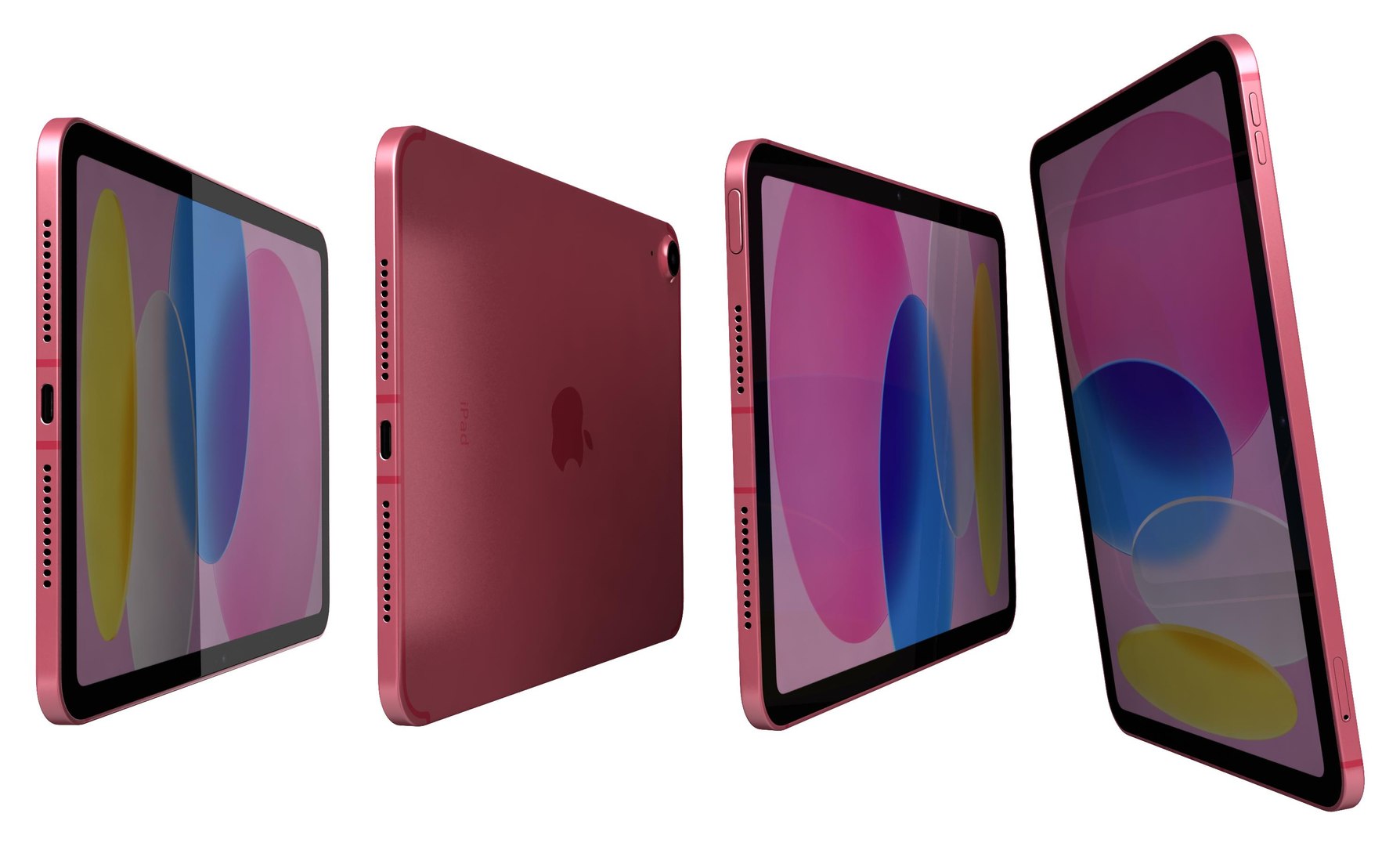 Apple IPad 2022 10th Gen WiFi-Cellular Pink Model - TurboSquid 1986996