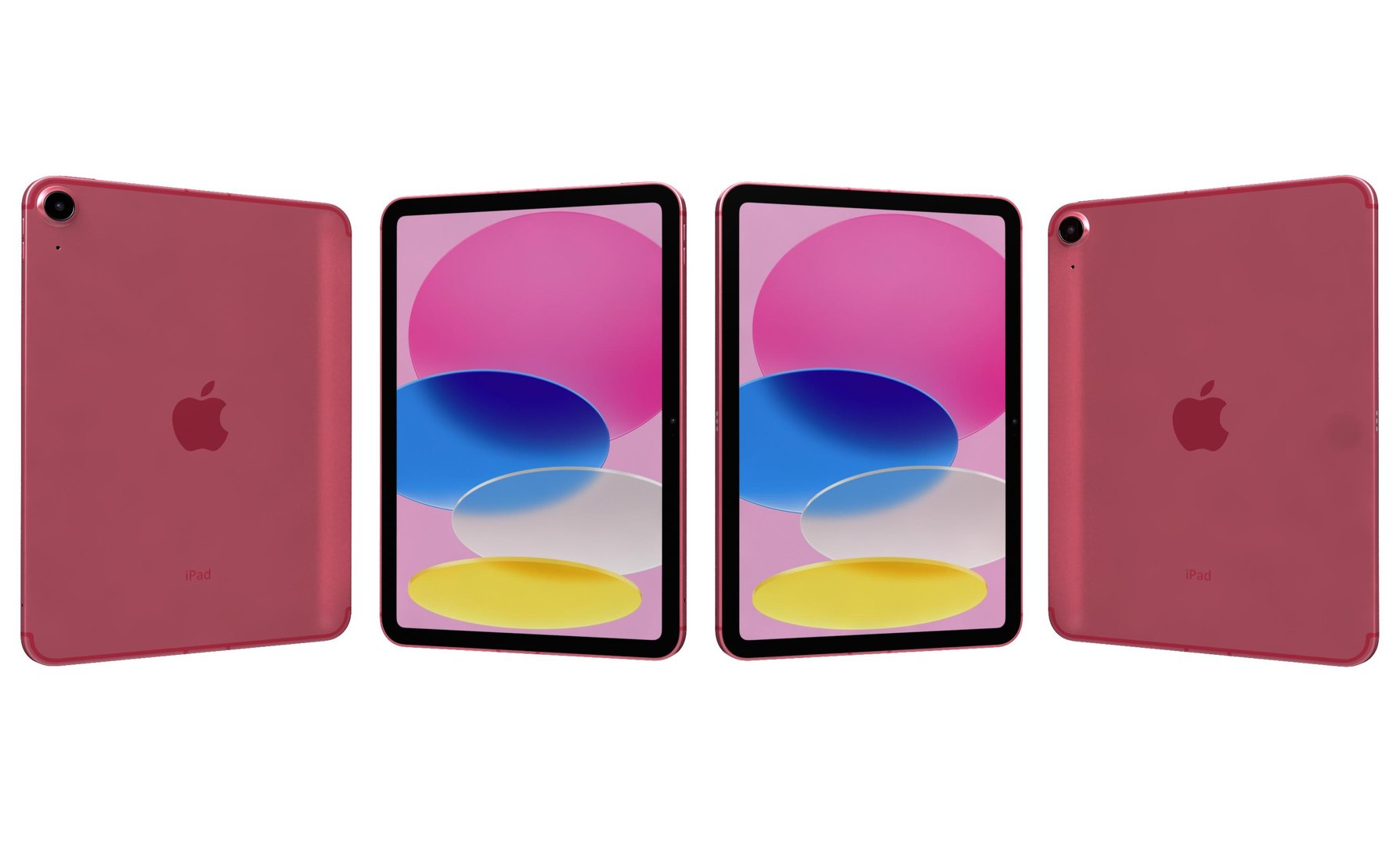 Apple iPad 2022 10th Gen WiFi-Cellular Pink model - TurboSquid 1986996