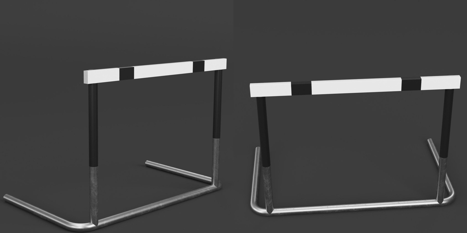 3D Track Hurdle Model - TurboSquid 1524369