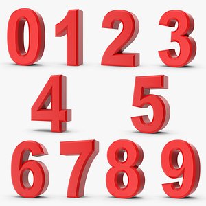 Number 3D Models for Download | TurboSquid