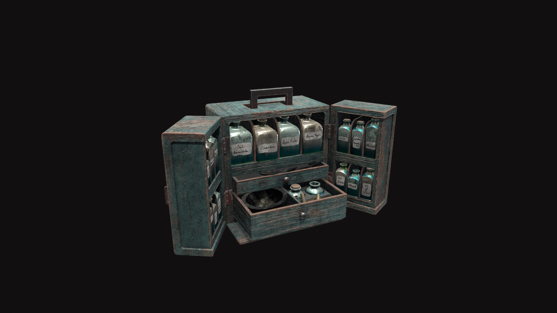 3D Medieval Box Open - TurboSquid 2322736