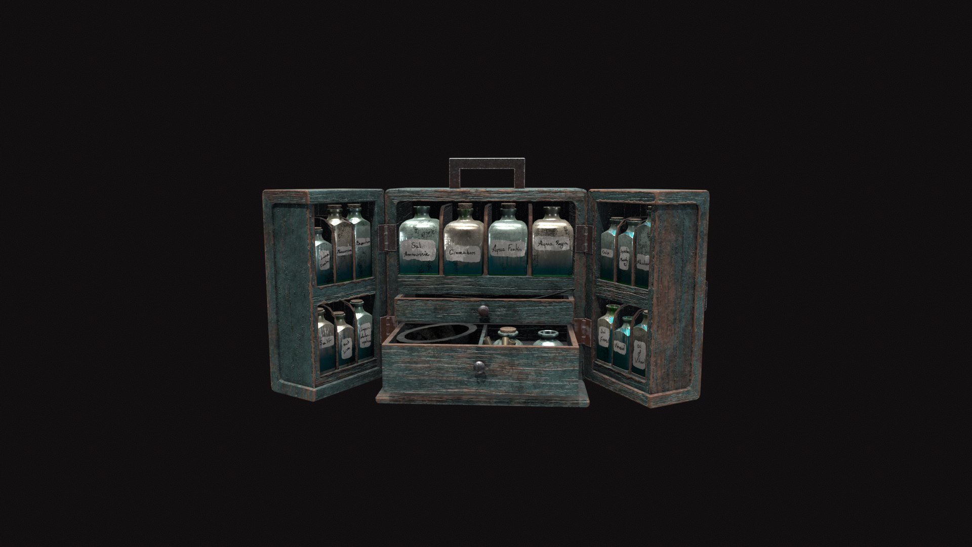 3D Medieval Box Open - TurboSquid 2322736